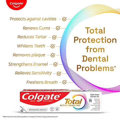 Buy Colgate Total Advanced Health Anticavity Toothpaste + Premium ...