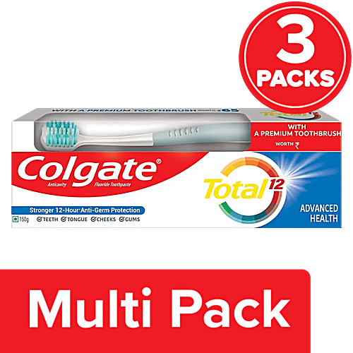 Buy Colgate Total Advanced Health Anticavity Toothpaste + Premium ...