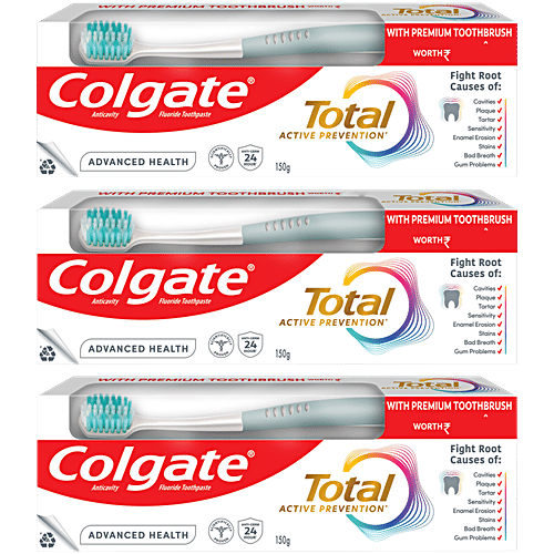 Buy Colgate Total Advanced Health Anticavity Toothpaste + Premium ...