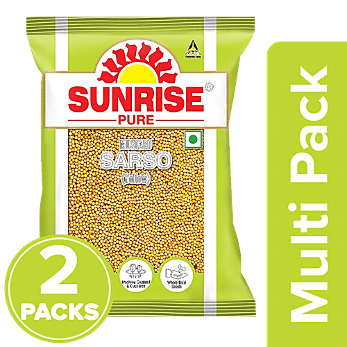 Buy Sunrise Pure Mustard/Sarso - Yellow, Whole Spice Online at Best ...
