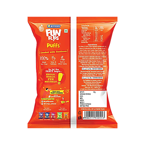 Buy Fun Flips Masala Puffs Online at Best Price of Rs 54 - bigbasket