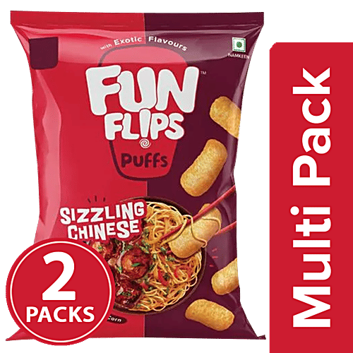 Buy Fun Flips Puffs - Sizzling Chinese, Baked Online at Best Price of ...