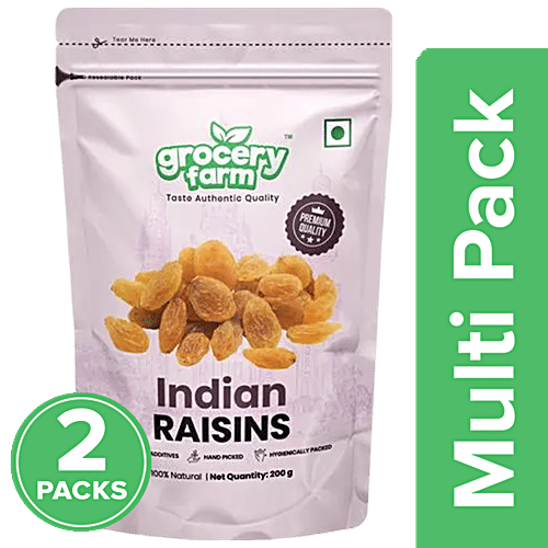 Buy Grocery Farm Indian Raisins - Premium & Hand Picked, 100% Natural ...
