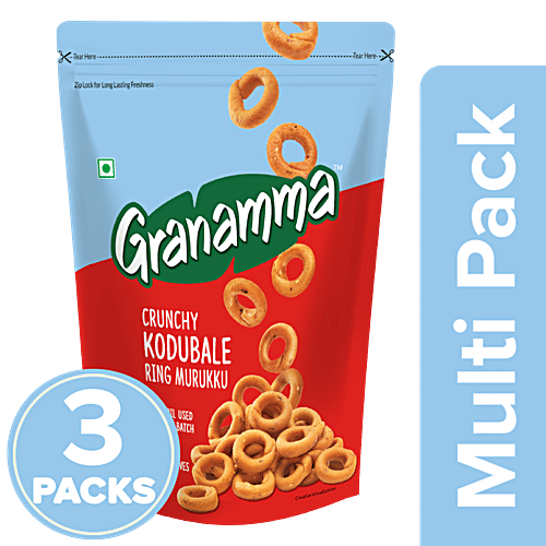 Buy Granamma Crunchy Kodubale/Ring Murukku Online at Best Price of Rs ...