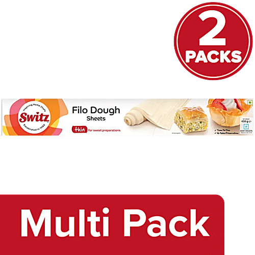Buy Switz Filo Pastry Dough Sheets - Thin Online at Best Price of Rs ...