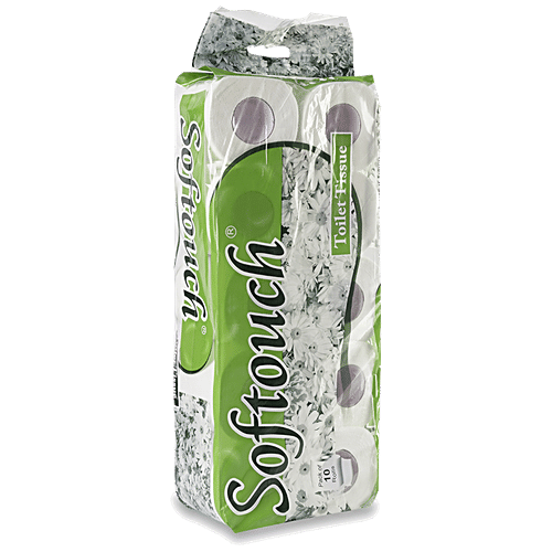 Buy Softouch Toilet Paper Tissue Roll Set - Multicolour Online at Best ...