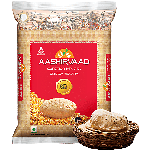 Buy Aashirvaad Atta Whole Wheat 2 Kg Pouch Online At Best Price of Rs ...