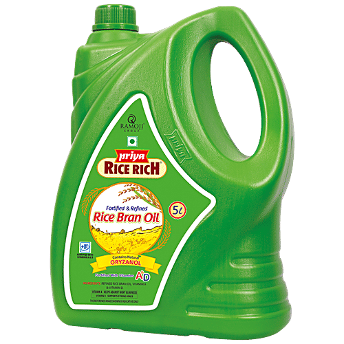 Buy Priya Refined Oil Rice Bran 5 Ltr Can Online at the Best Price of Rs 882.56 - bigbasket
