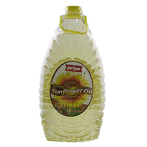 Buy Priya Refined Oil Sunflower 5 Ltr Can Online at the Best Price of ...