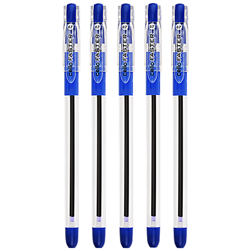 Buy BIC Cello Faster Grip Ballpen - Blue Online at Best Price of Rs 30 ...