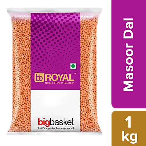 Buy Bb Royal Masoor Dal 1 Kg Pouch Online At Best Price of Rs 128 ...