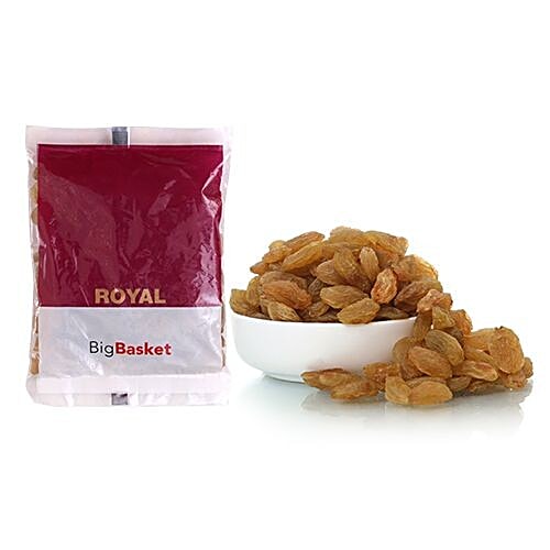 Buy Bb Royal Indian Raisinskishmish Yellow 200 Gm Pouch Online at the ...