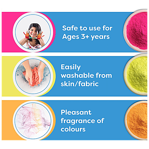 Buy Pidilite Rangeela Holi Ke Rang Colours/Gulal - Non Toxic, Skin ...