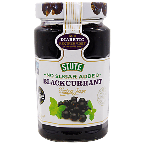 Buy Stute Diabetic Jam - Black Current Extra (No Added Sugar) 430 gm ...