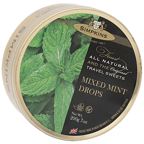 Buy Simpkins Travel Sweets - Mixed Mint 200 gm Tin Online at Best Price ...
