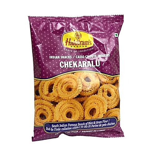 Buy Haldiram's Chekaralu Namkeen Online at Best Price of Rs 50 - bigbasket