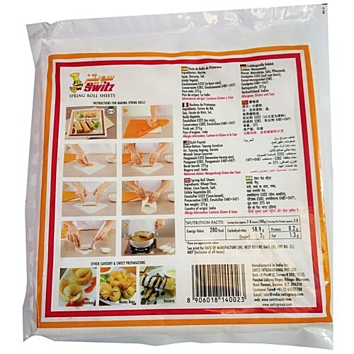 Buy Switz Spring Roll Sheets 275 Gm Pouch Online at the Best Price of ...