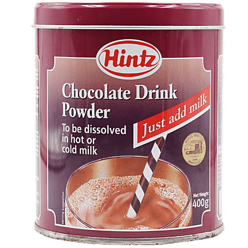 Buy Hintz Chocolate Drink Powder 400 Gm Tin Online at the Best Price of Rs 525 - bigbasket