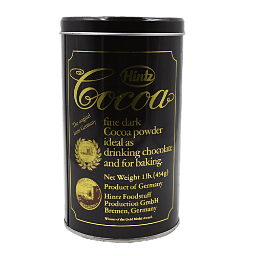 Buy Hintz Cacao Fine Dark Cocoa Powder 454 Gm Tin Online at the Best Price of Rs 1195 - bigbasket