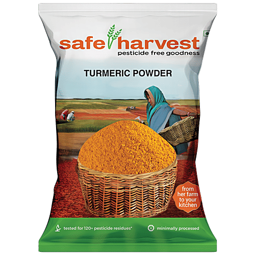 Buy Safe Harvest Turmeric Powder 200 Gm Pouch Online At Best Price of ...