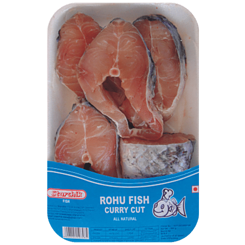 Buy Starchik Rohu Fish Curry Cut 500 Gm Tray Online at the Best Price ...