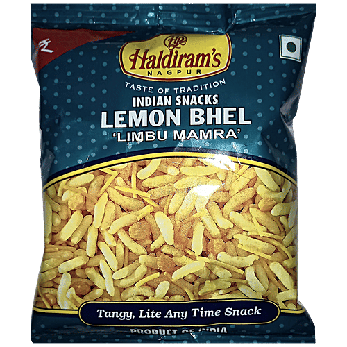Buy Haldirams Namkeen Lemon Bhel 27 Gm Pouch Online At Best Price of Rs ...