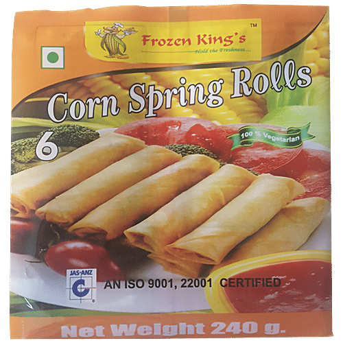Buy Frozen Kings Corn Spring Rolls 200 Gm Pouch Online at the Best ...