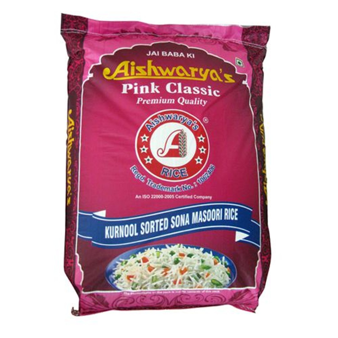 Buy Aishwarya's Pink Classic - Kurnool Sorted Sona Masoori Rice Online ...