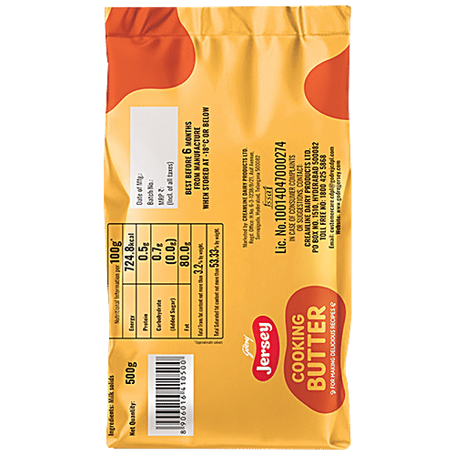 Buy Jersey Cooking Butter 500 Gm Online at the Best Price - bigbasket