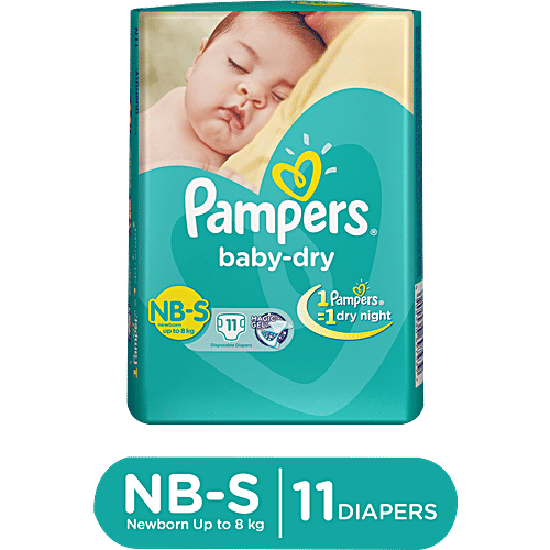 Buy Pampers Baby Dry Diapers Small 11 Pcs Online at the Best Price of ...