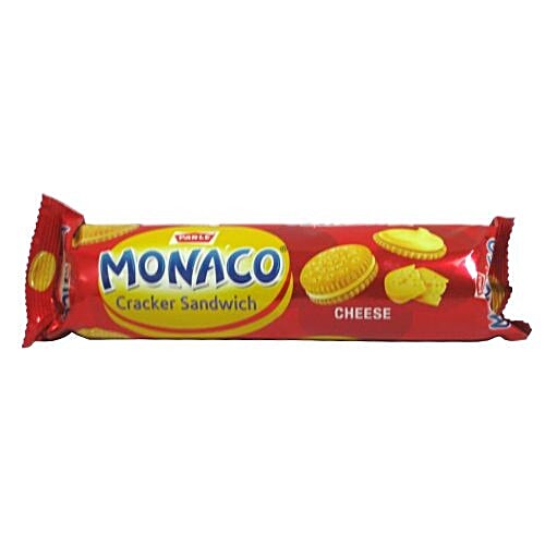 Buy Parle Monaco Cracker Sandwich Cheese 100 Gm Online at the Best ...