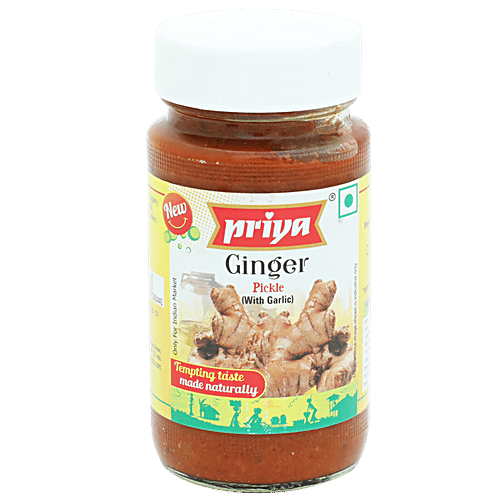 Buy Priya Pickle Ginger With Garlic 300 Gm Bottle Online At Best Price ...