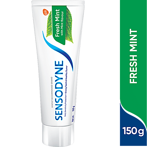 Buy Sensodyne Sensitive Toothpaste Fresh Mint 130 Gm Online At Best ...