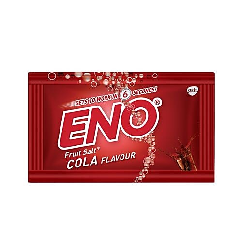 Buy Eno Fruit Salt Cola Flavor 5 Gm Pouch Online at the Best Price of ...
