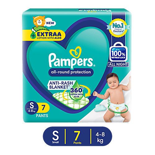 Buy Pampers Dry Pants Small 8 Pcs Online At Best Price of Rs 99 - bigbasket