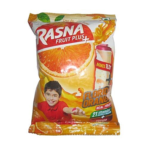 Buy Rasna Fruit Juice Fruit Plus Florida Orange 125 Gm Online at the ...