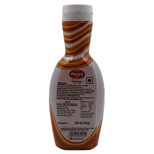 Buy Mapro Dessert Topping Butterscotch Syrup 200 Ml Bottle Online at ...