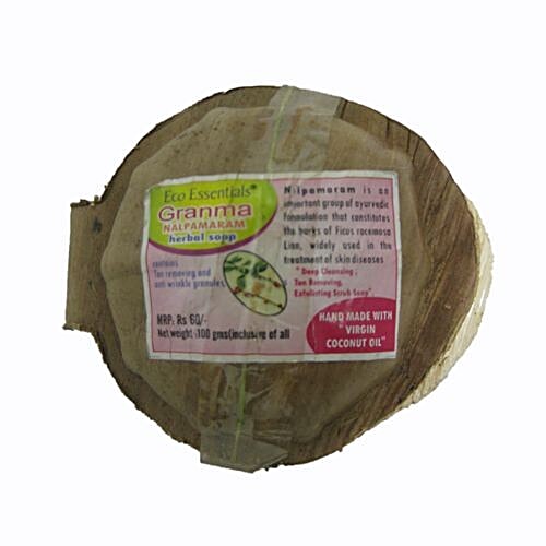 Buy Eco Essentials Herbal Soap Granma Nalpamaram 100 Gm Online At Best ...