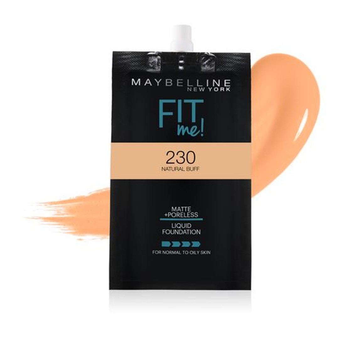 Buy Maybelline Fit Me Matte+Poreless Liquid Foundation - 230, Natural ...