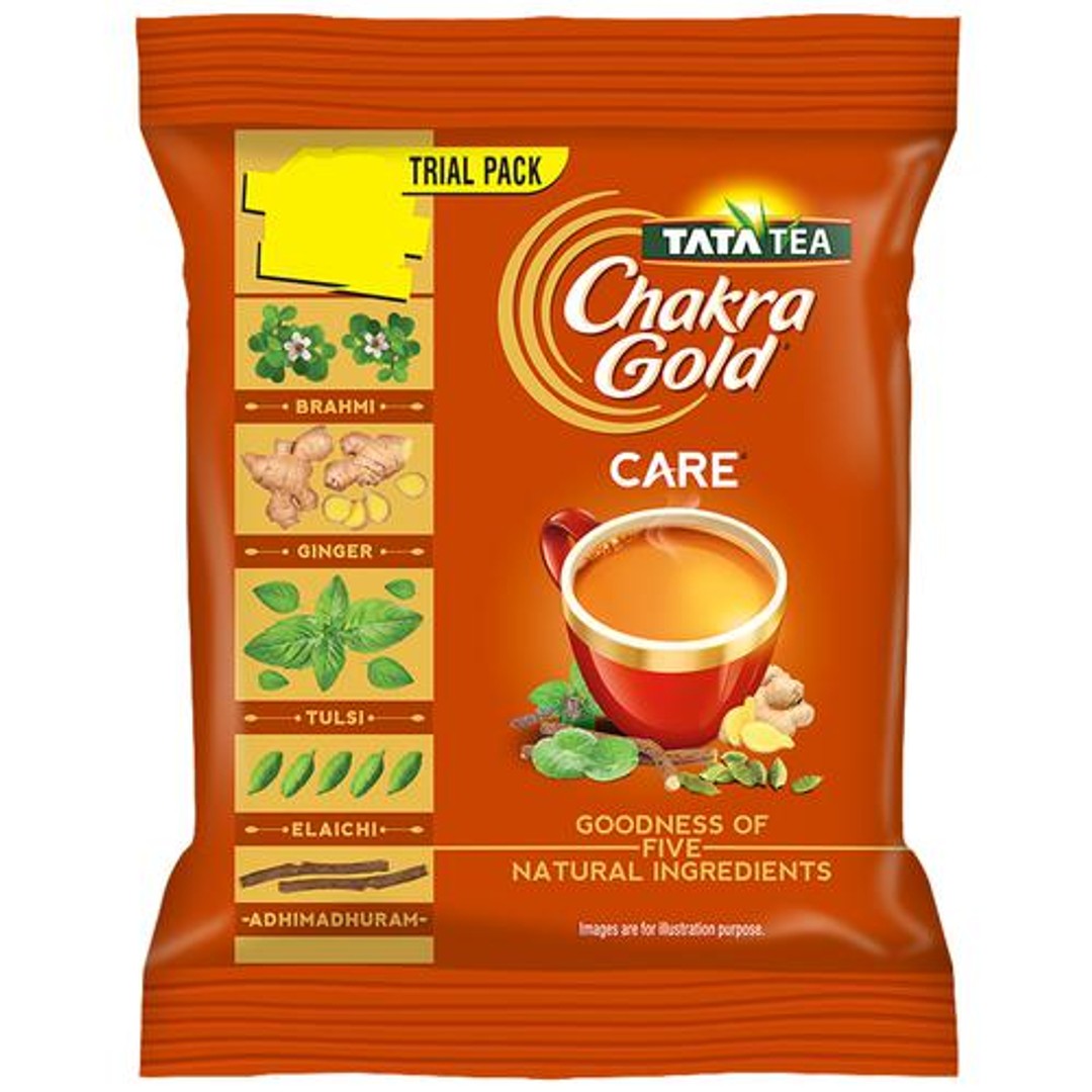 Buy Tata Tea Chakra Gold Care Tea - With Tulsi, Ginger, Brahmi, Elaichi ...