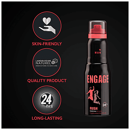 Buy Engage Bodylicious Deodorant Spray Rush For Men 150 Ml Online At ...