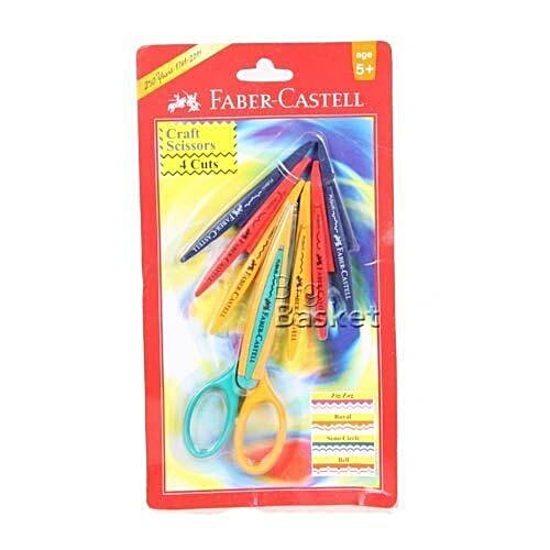 Buy Faber castell Craft Scissors - 4 Cuts Online at Best Price of Rs ...