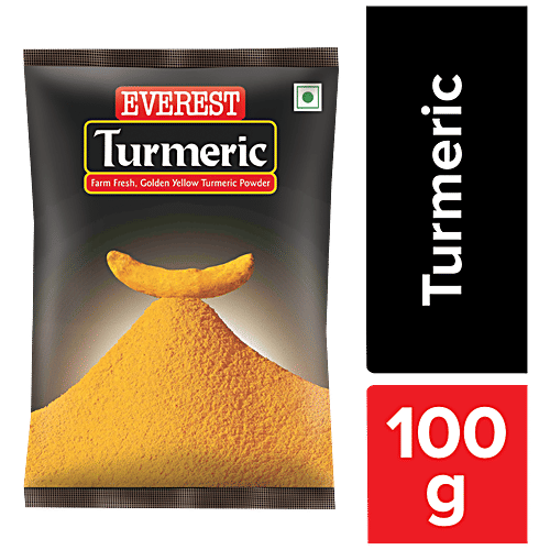 Buy Everest Powder Turmeric 100 Gm Pouch Online at the Best Price of Rs ...