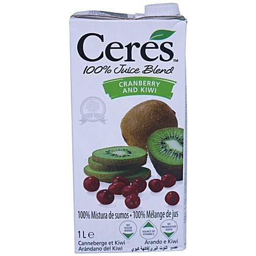 Buy Ceres Fruit Juice - 100 % Cranberry and Kiwi Online at Best Price ...