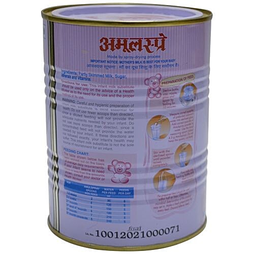 Buy Amul Infant Milk Food Amulspray 500 Gm Online at the Best Price ...