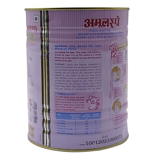 Buy Amul Infant Milk Food Amulspray 1 Kg Tin Online at the Best Price ...