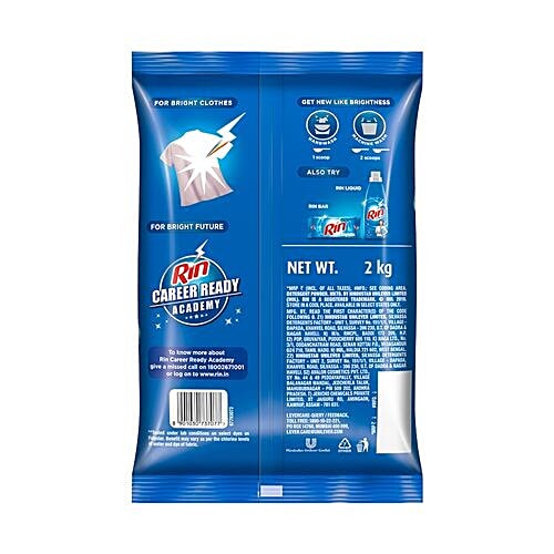 Buy Rin Advanced Detergent Powder 2 kg Online at Best Price. of Rs 180 ...