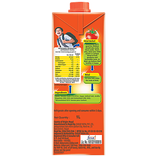 Buy Real Juice Fruit Power Tomato 1 L Online At Best Price of Rs 115 ...