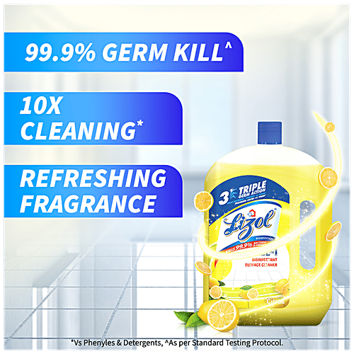 Buy Lizol Disinfectant Surface Cleaner Citrus 2 Ltr Online At Best ...