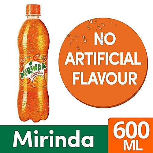 Buy Mirinda Soda Drink Orange Flavour 600 Ml Bottle Online at the Best ...